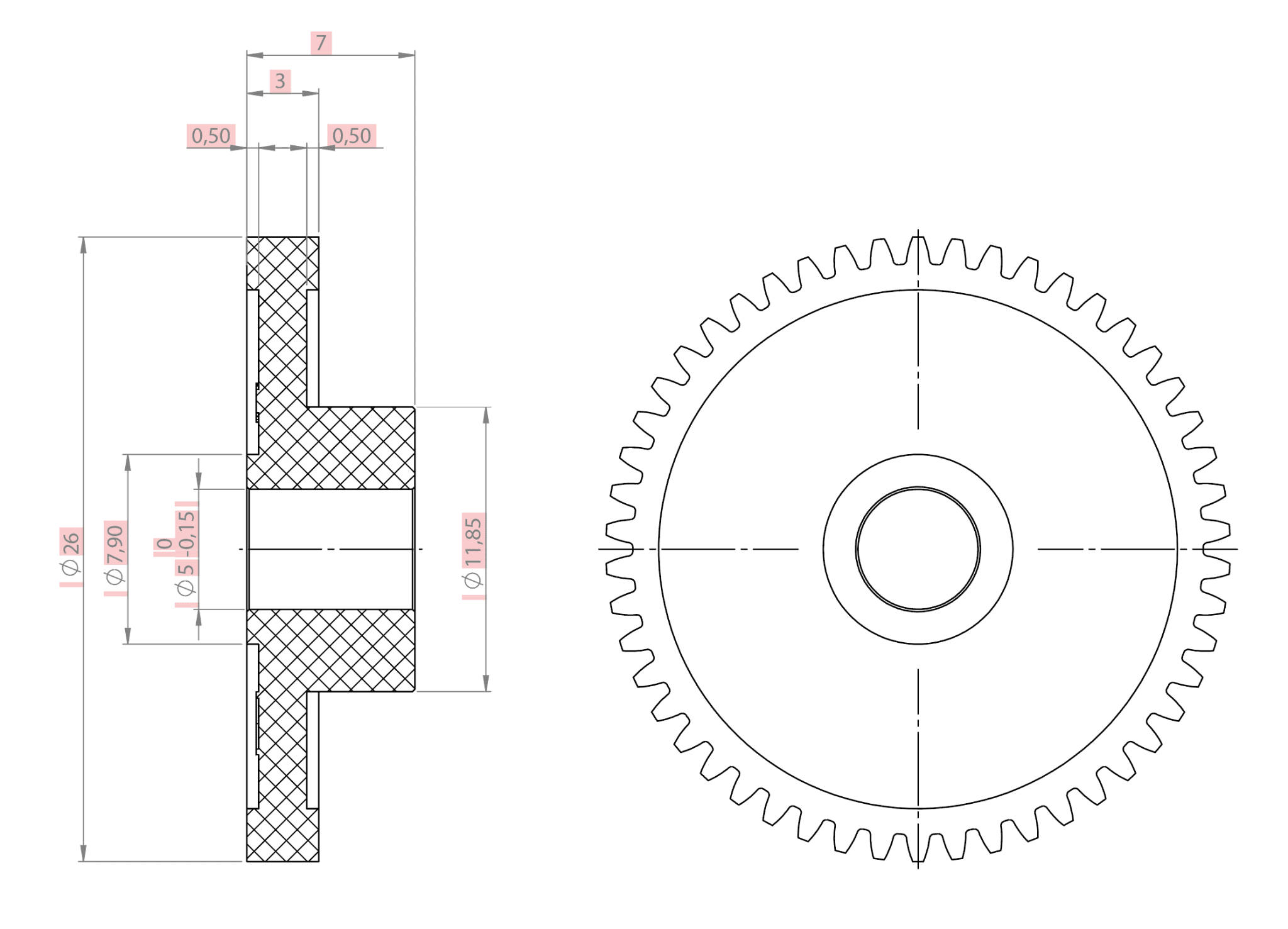 BMG IDGA Integrated Drive Gear Assembly Retro-fit Set
