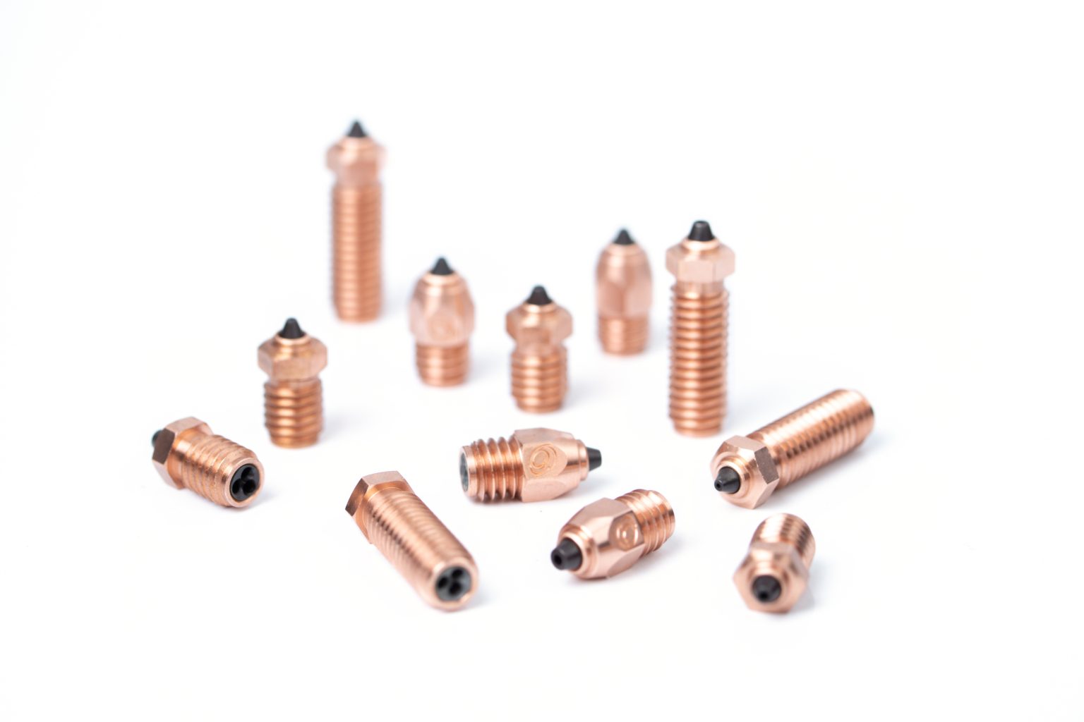 Bondtech BiMetal CHT nozzles for flow gains with abrasive filament