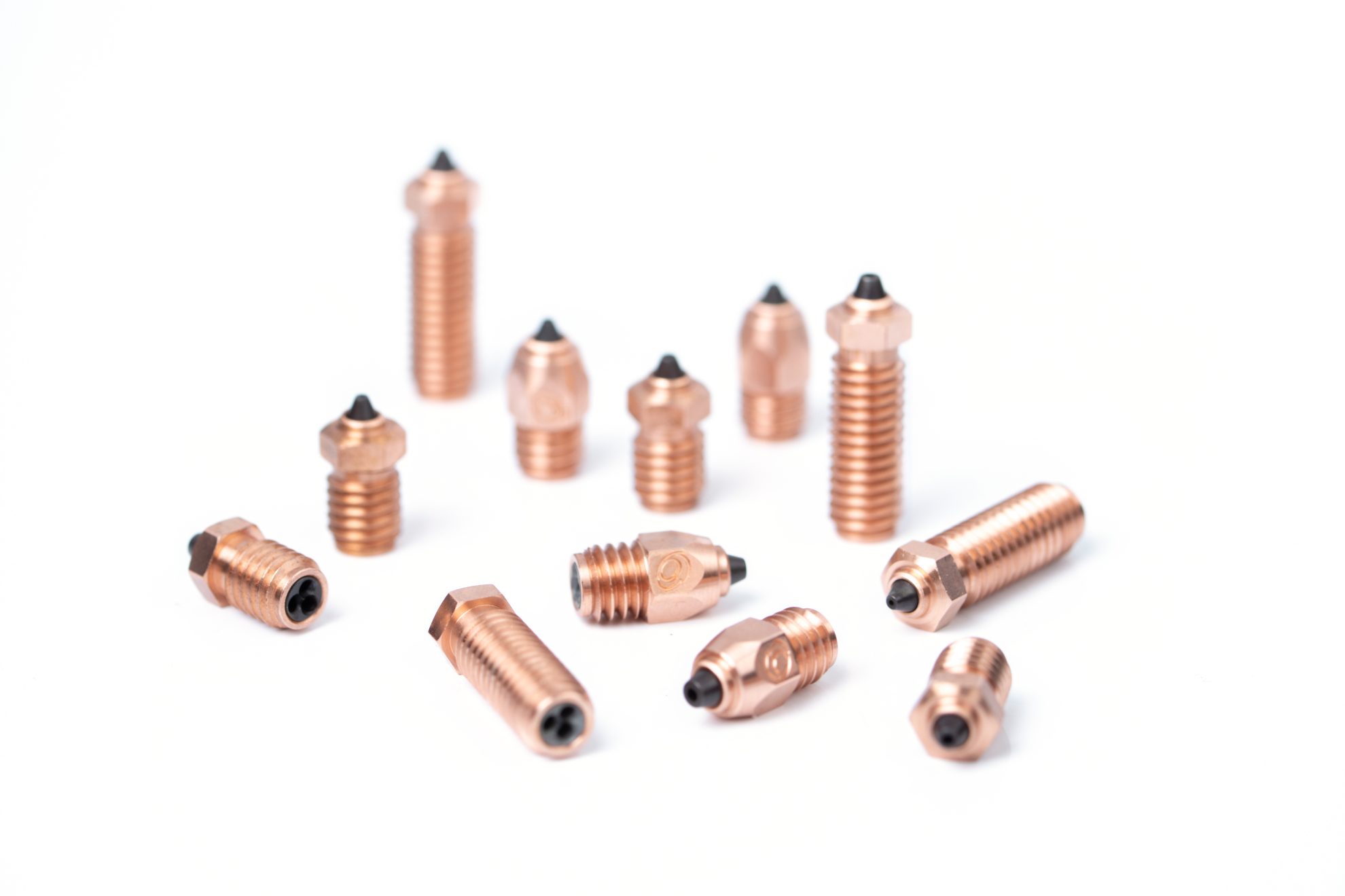Bondtech BiMetal CHT nozzles for flow gains with abrasive filament