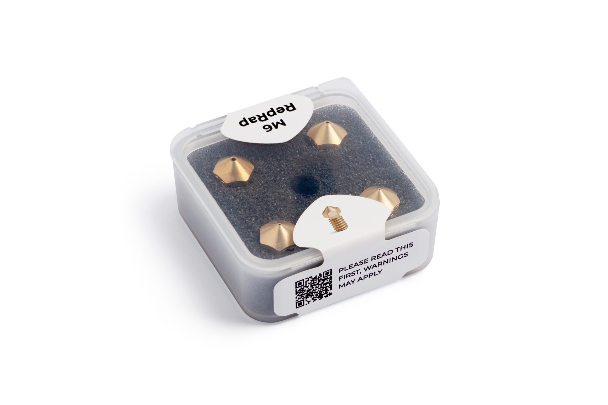 Bondtech Brass 4 Pack Nozzle for RepRap 1.75 E3D V4, V5 V6 & Mosquito