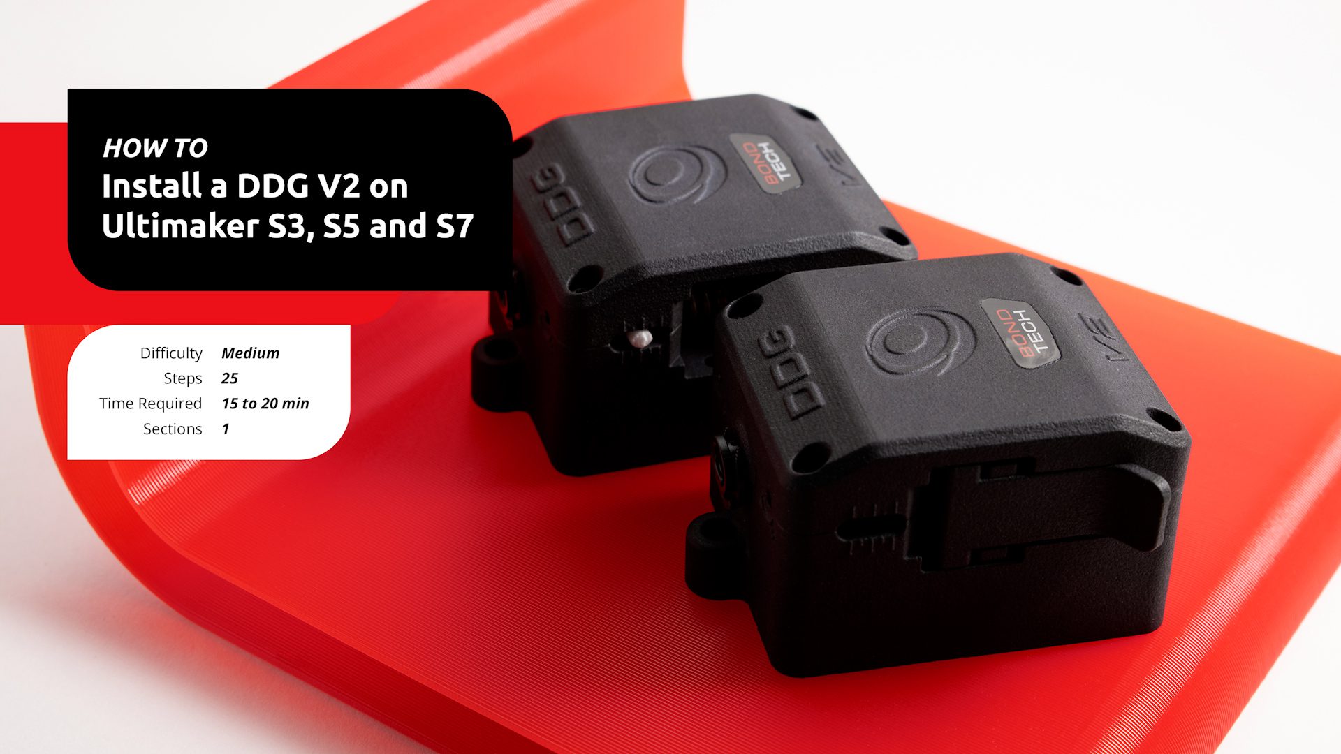 Dual Drive Gear Bondtech DDG V2 extruder for UltiMaker