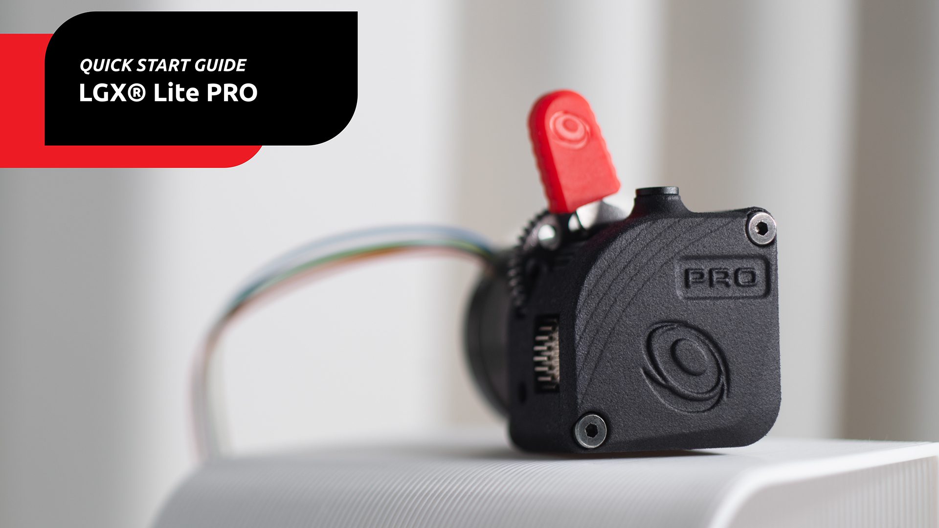 Bondtech LGX Lite PRO eXtruder w/ 36mm round stepper motor