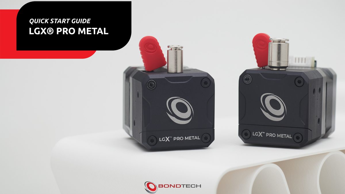 Bondtech LGX Pro Metal 1.75 eXtruder for high temperature applications